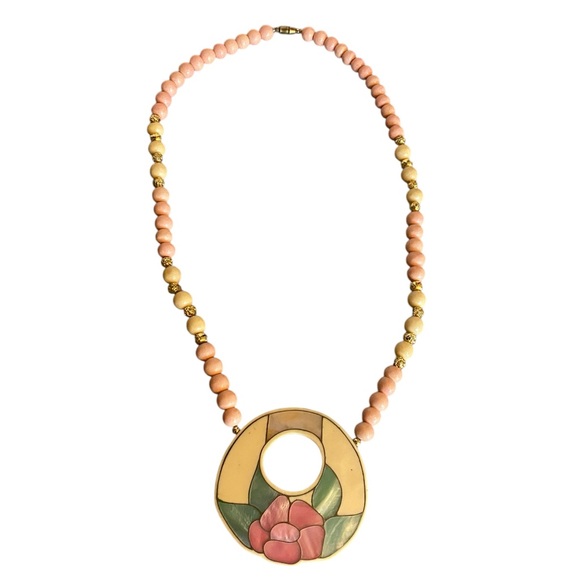 Lee Sands | Jewelry | Vintage Lee Sands Floral Flower Necklace | Poshmark